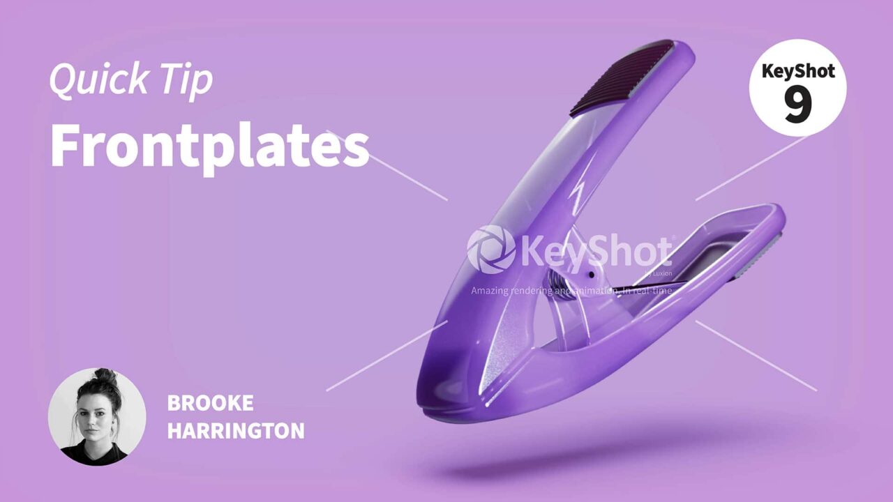 Quick Tip 110: Using KeyShot Frontplates for Graphics Layout - KeyShot