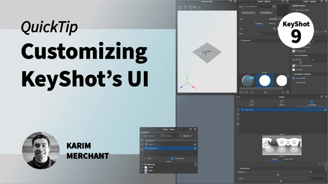 Quick Tip 113: Customizing the KeyShot User Interface - KeyShot