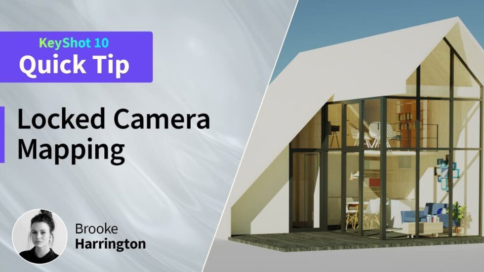 Quick Tip 123: KeyShot Lock Camera Map - KeyShot
