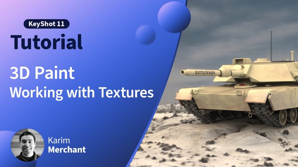 Quick Tip 143: Using 3D Paint in KeyShot - KeyShot