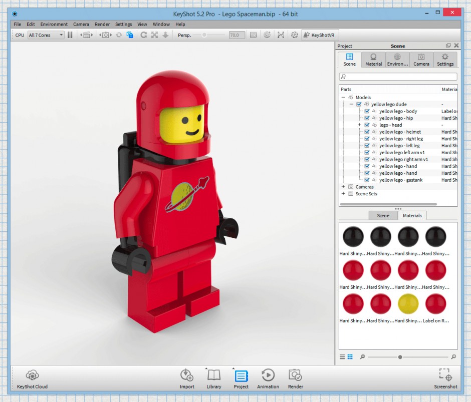 How to Link In-scene Materials in KeyShot
