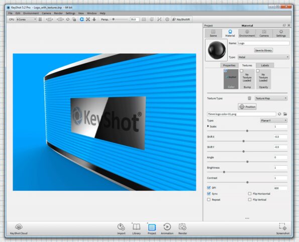 How To Add A Textured Logo in KeyShot