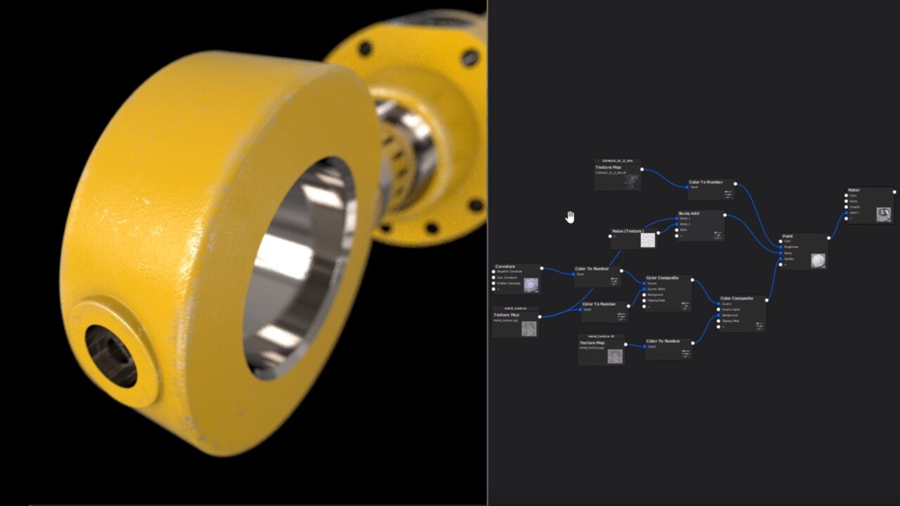 How to Create Worn Painted Metal in KeyShot