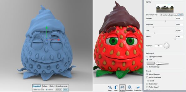 How To Create a Cool Strawberry Character in ZBrush and KeyShot